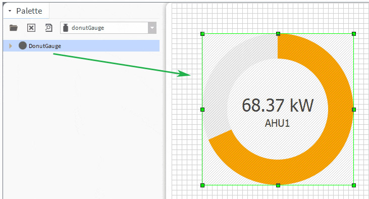 Niagara 4 Graphics Software - Donut Gauge